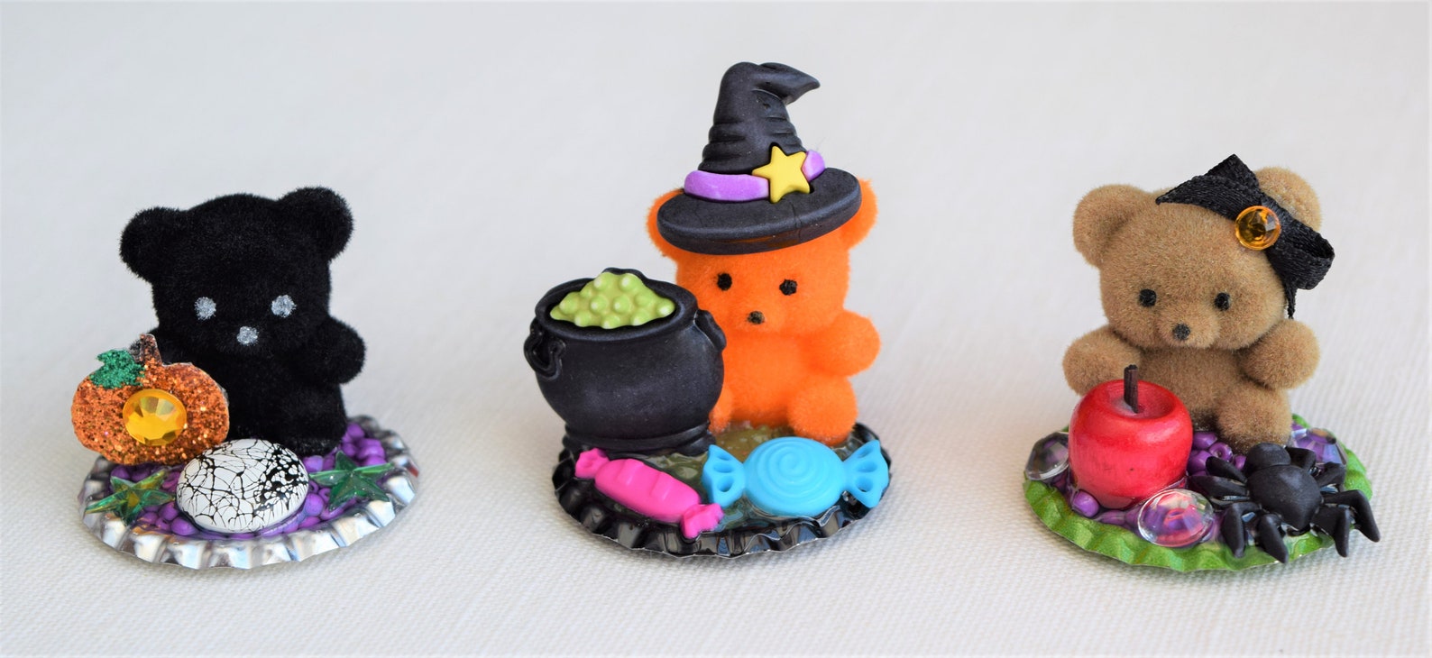 Miniature Halloween Figurine Scenes Some Glow in the Dark - Etsy