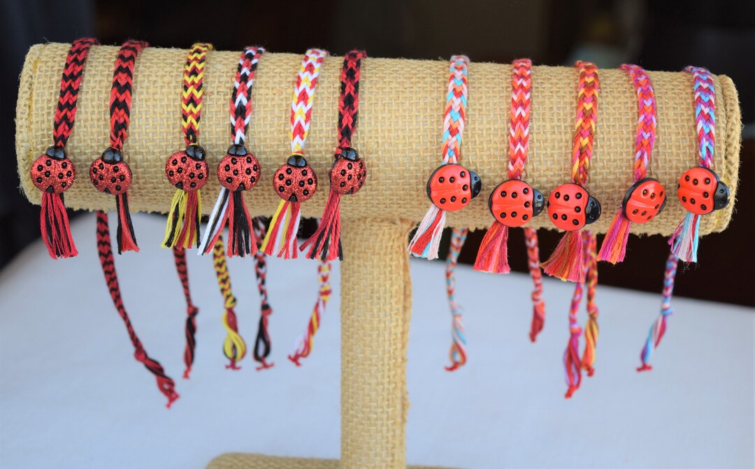 Lady Bug Friendship Bracelets - Etsy