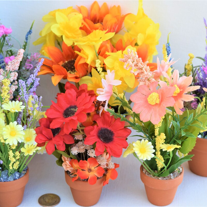 Miniature Flower Pot - Etsy