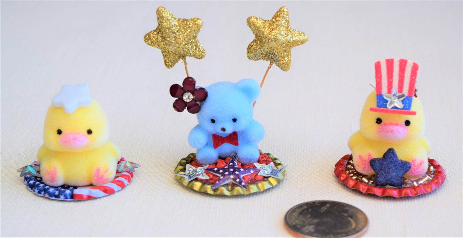 4th of July Independence Day Patriotic Miniature Figurine - Etsy