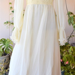 1973 Vintage Wedding Dress - Etsy