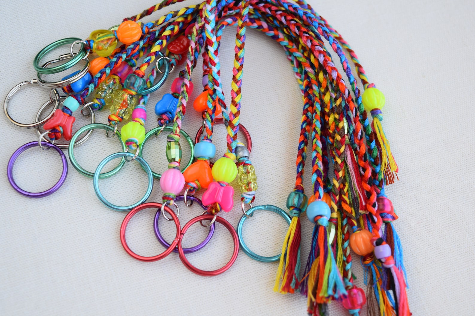 Handwoven Keychains Backpack Clip Or Zipper Pull | Etsy