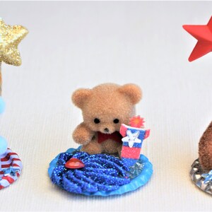 4th of July Independence Day Patriotic Miniature Figurine Scenes - Etsy