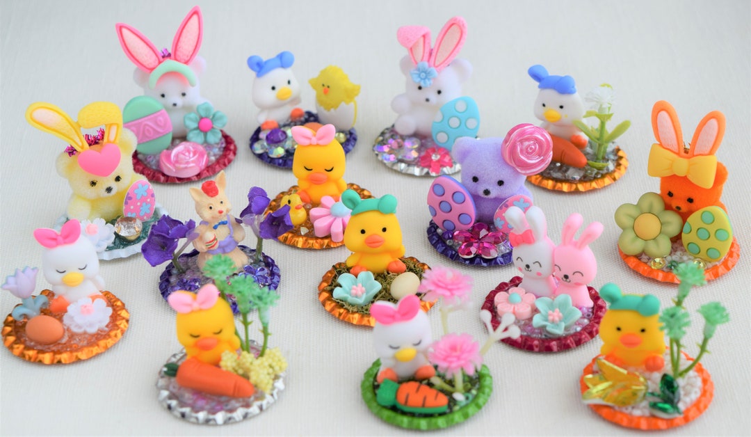 Easter Miniature Figurine Scenes Deluxe - Resin Figurines, Ducks ...