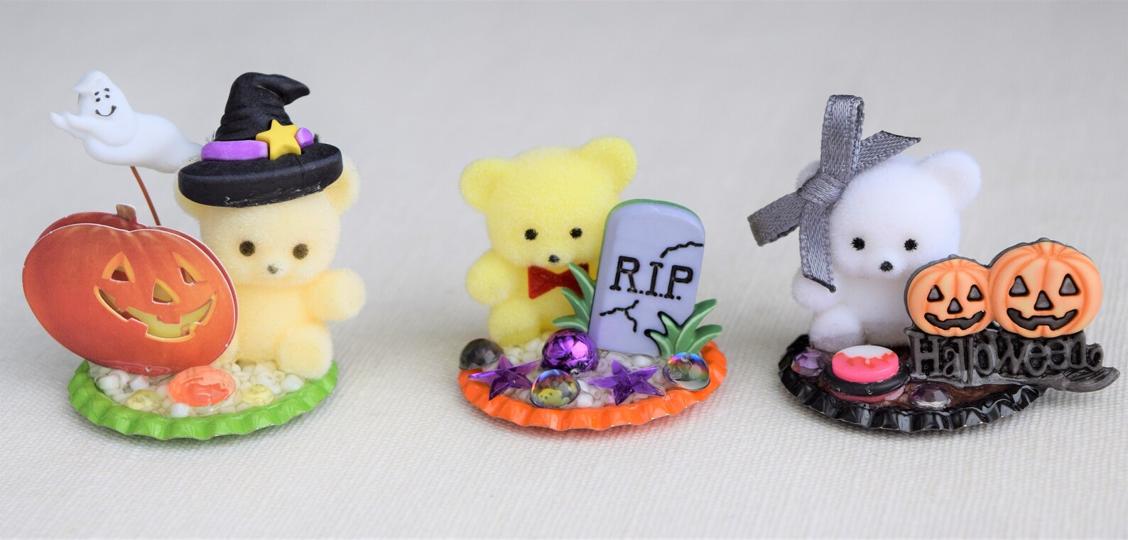 Miniature Halloween Figurine Scenes Some Glow in the Dark - Etsy