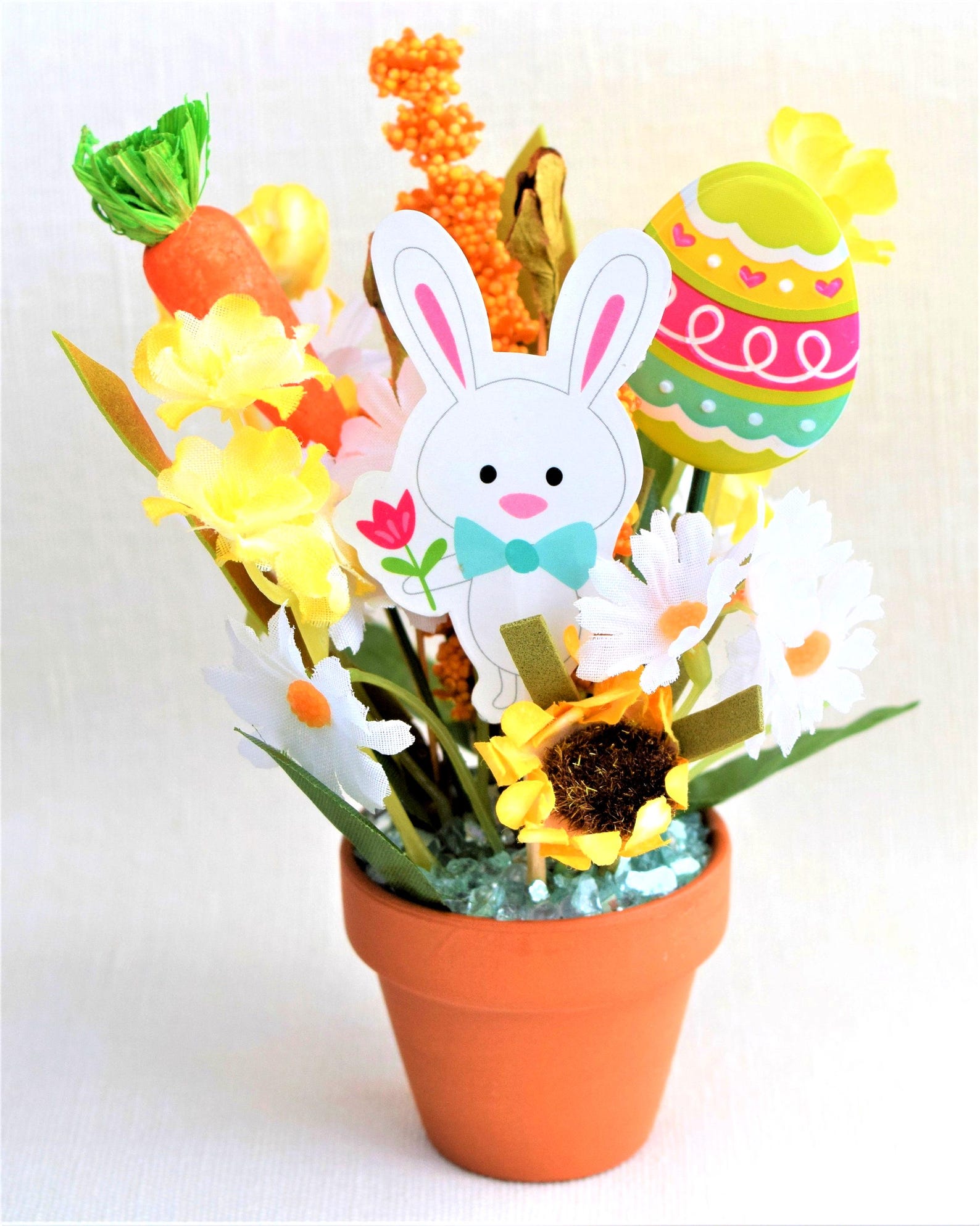 Easter Miniature and Small Flower Pots With Artificial Flowers (not 1: ...