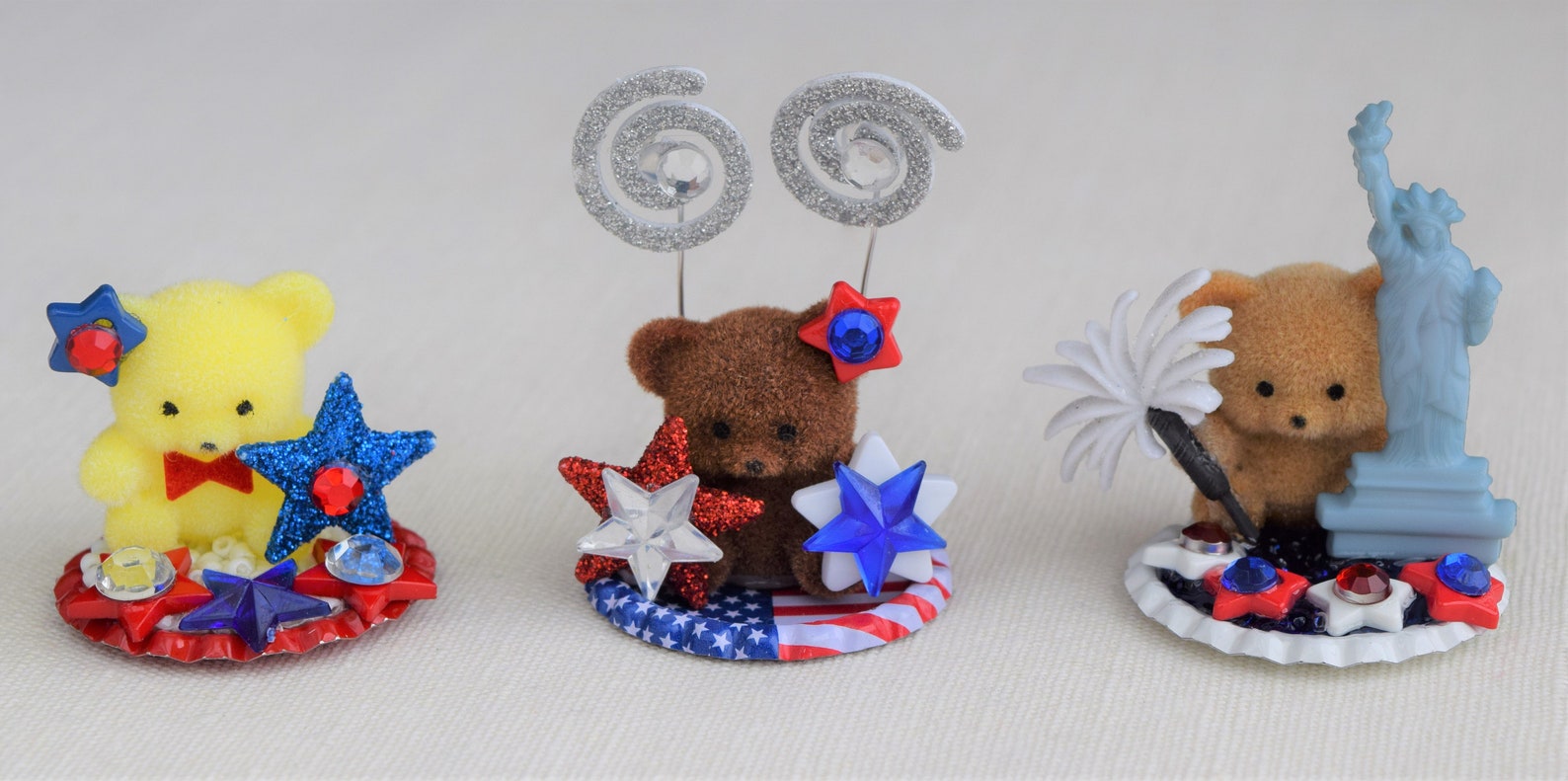 4th of July Independence Day Patriotic Miniature Figurine | Etsy