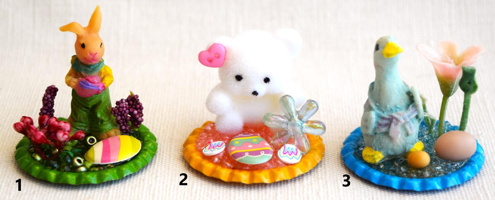 Easter Miniature Figurine Scenes - Etsy