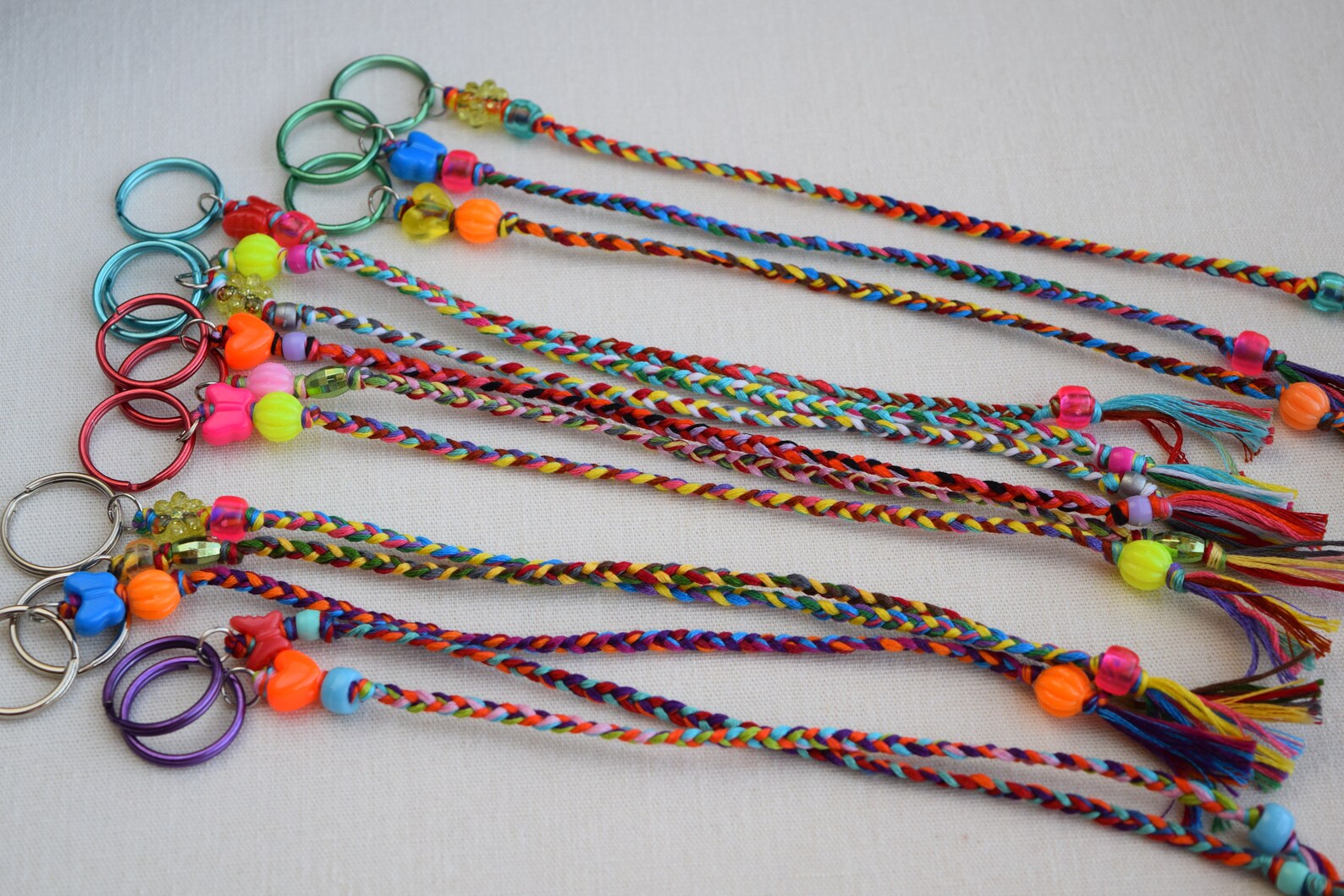 Handwoven Keychains Backpack Clip Or Zipper Pull | Etsy