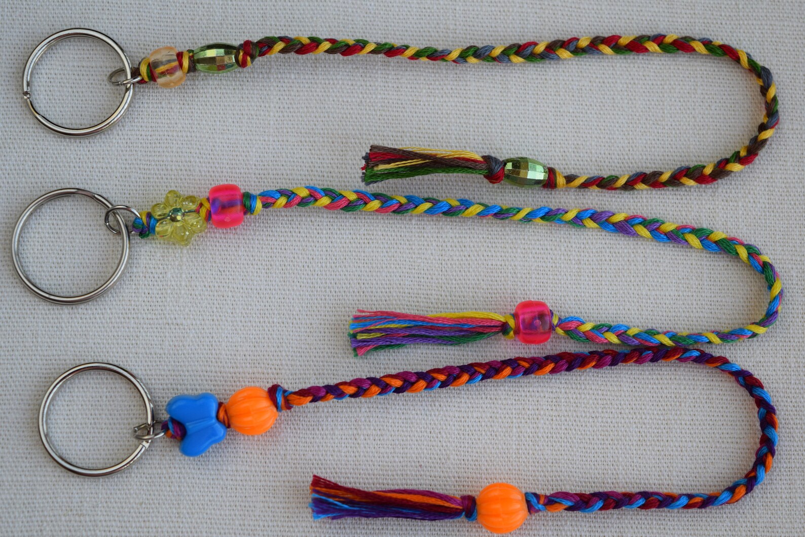 Handwoven Keychains Backpack Clip Or Zipper Pull | Etsy