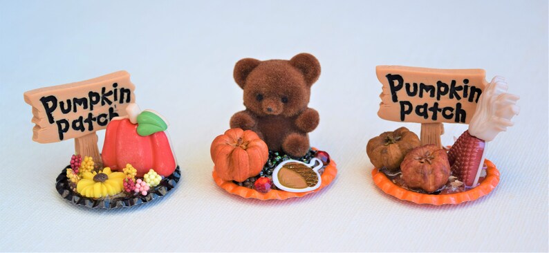 Thanksgiving and Fall Miniature Figurine Scenes - Etsy