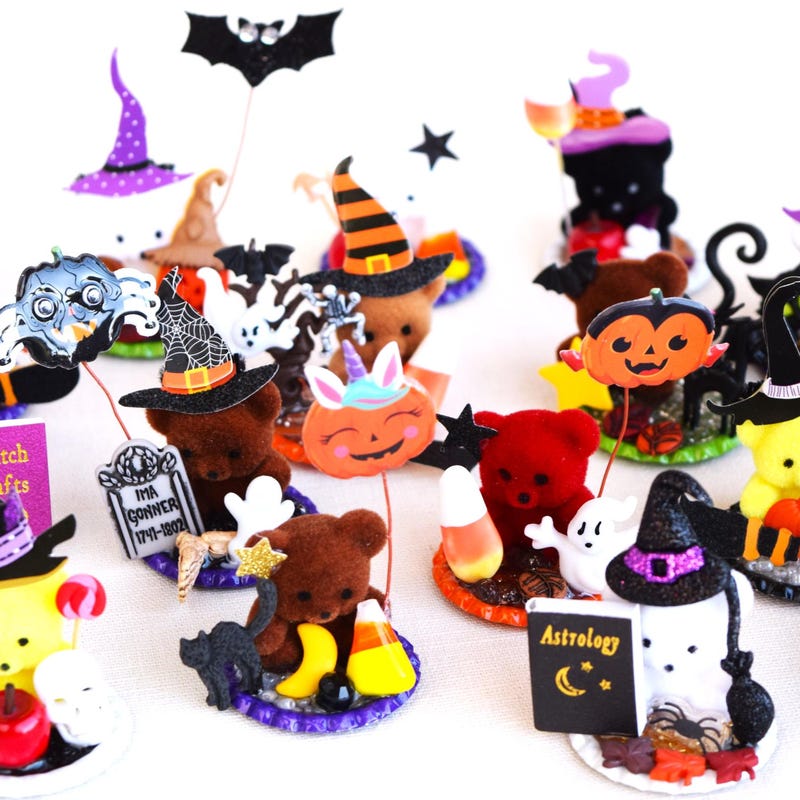 Halloween Miniatures - Etsy