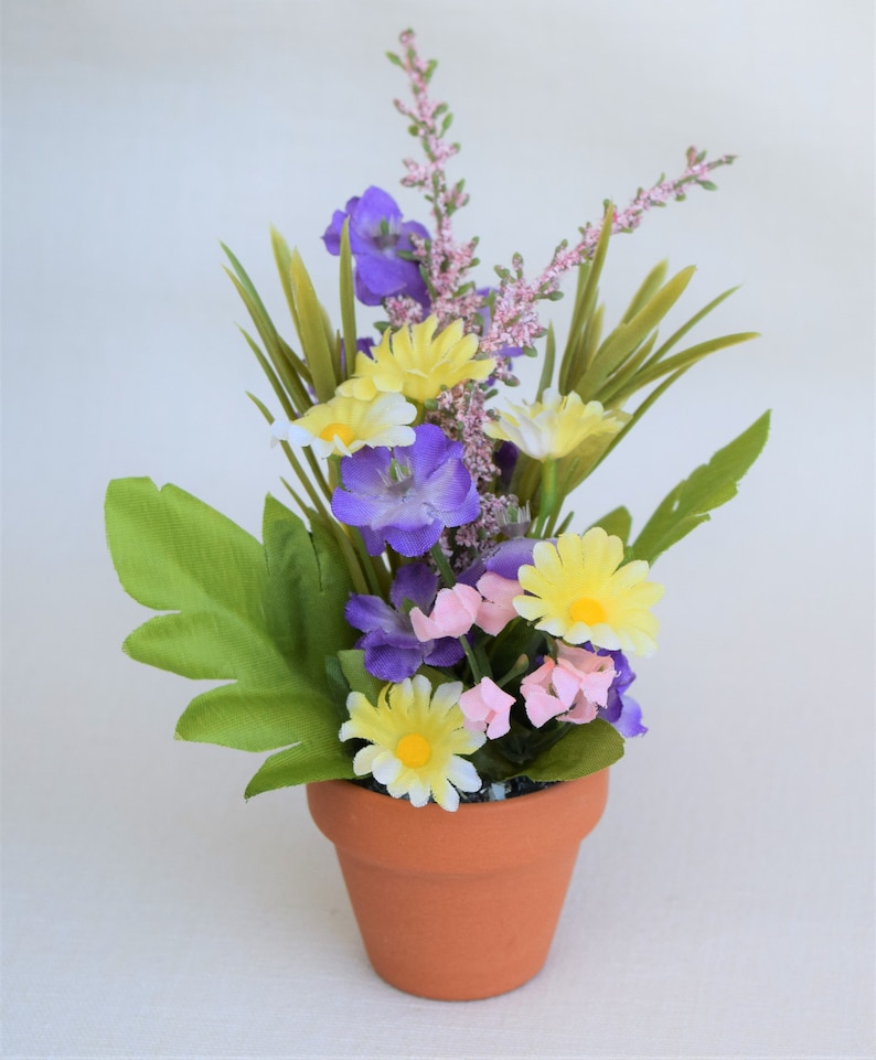 Spring Miniature and Small Flower Pots With Miniature and - Etsy