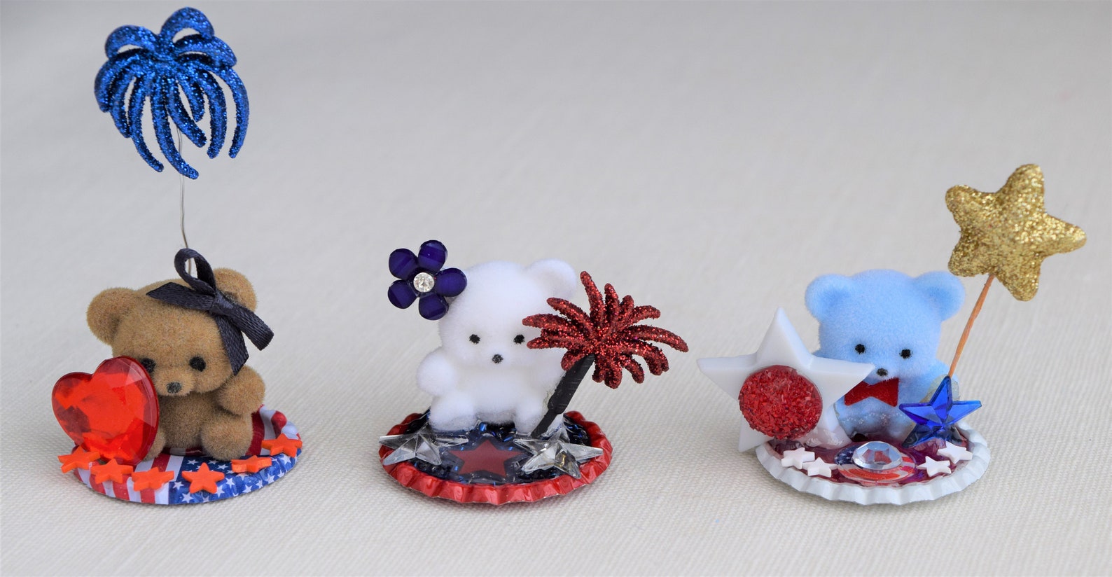 4th of July Independence Day Patriotic Miniature Figurine - Etsy