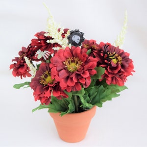 Halloween Miniature and Small Flower Pots, Jack Skellington, With ...