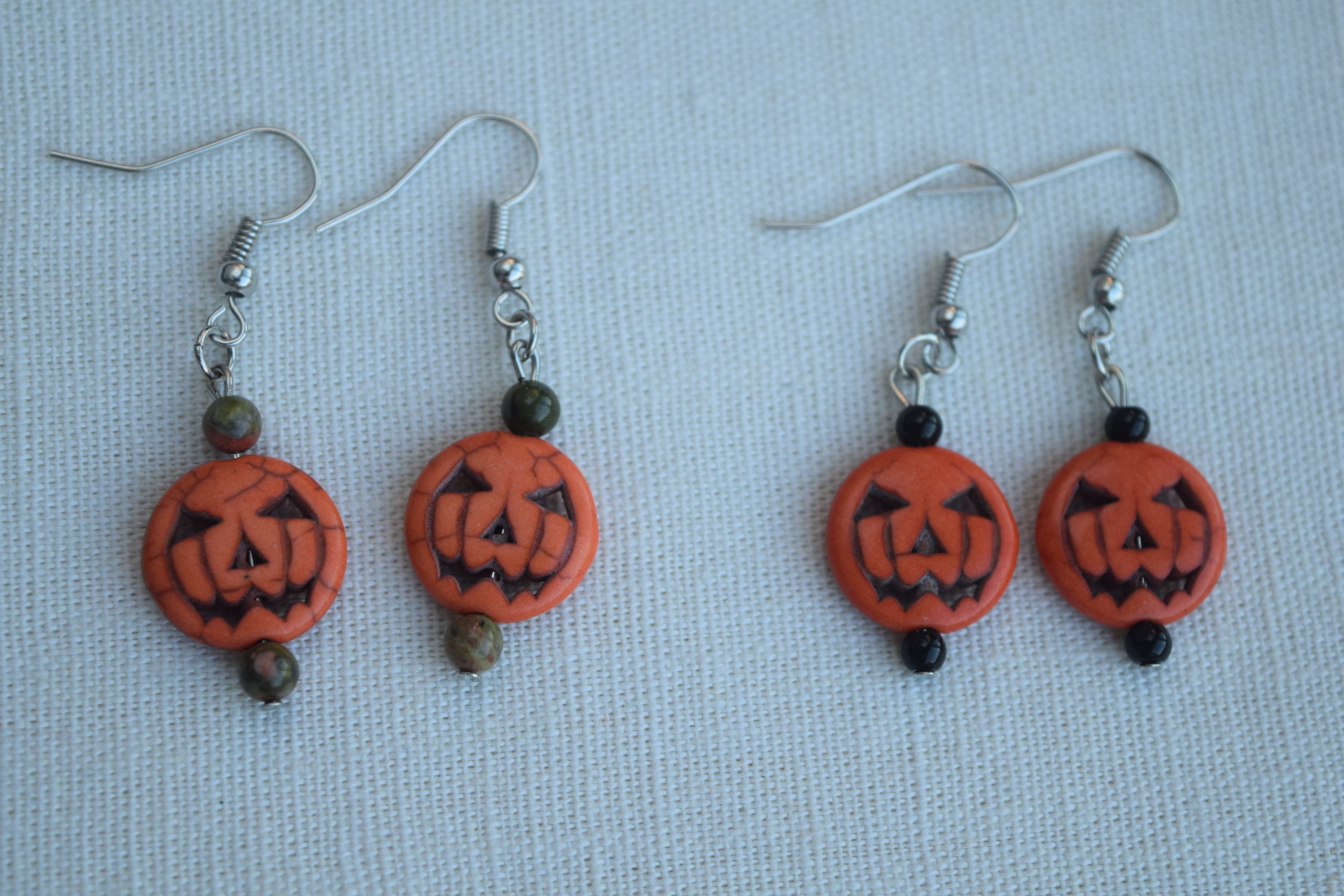 Halloween Jewelry Scary Pumpkins Necklaces Bracelets and | Etsy