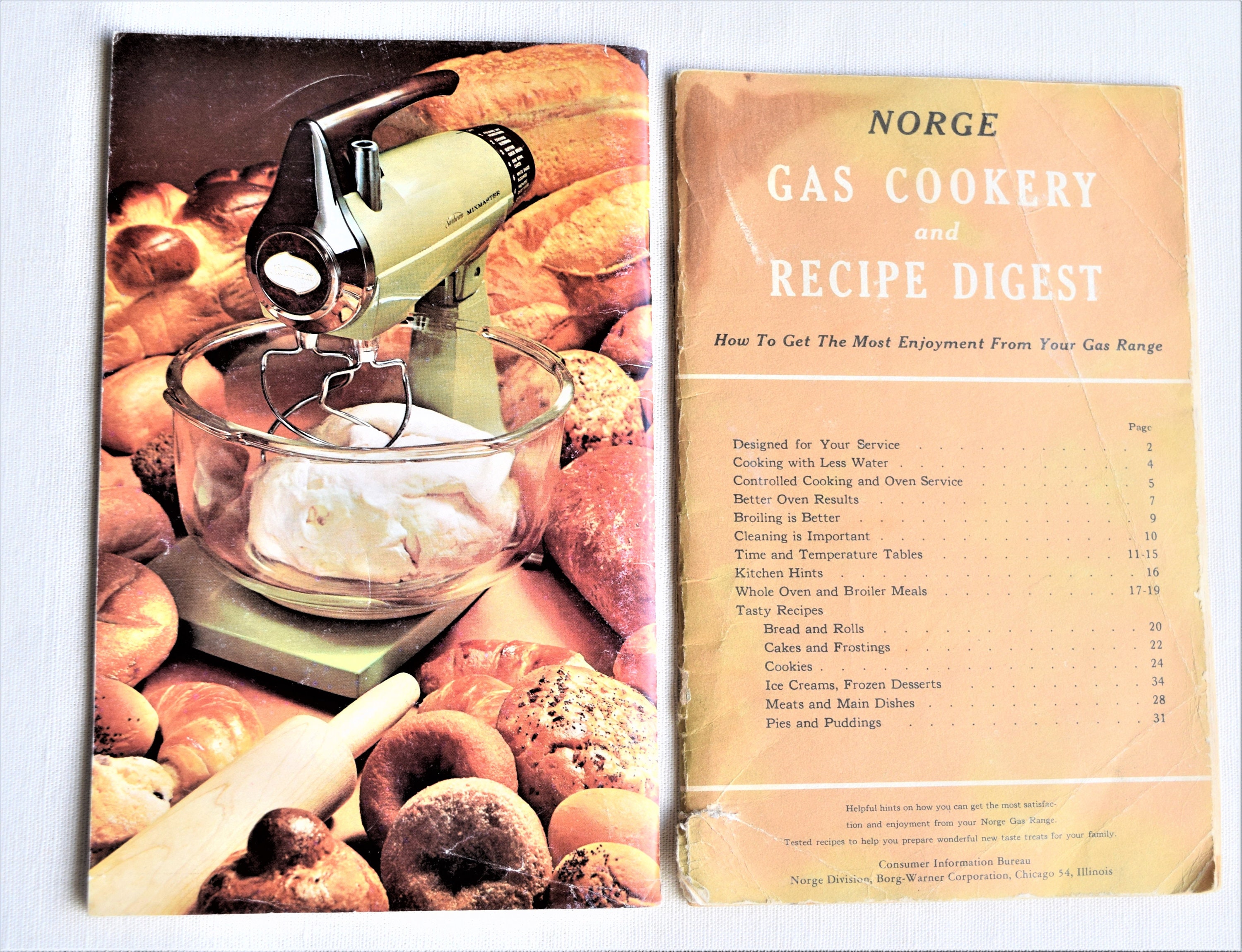 Vintage Collectible 1950's-1970's Recipe Book, Manual, Instruction ...