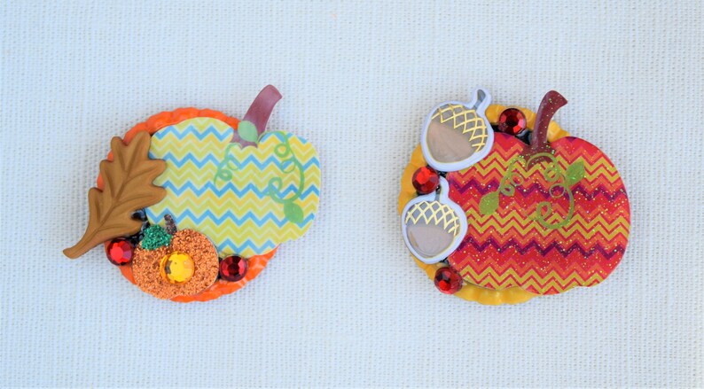 Thanksgiving/fall 3 D Pins Magnetic Pins Necklaces - Etsy