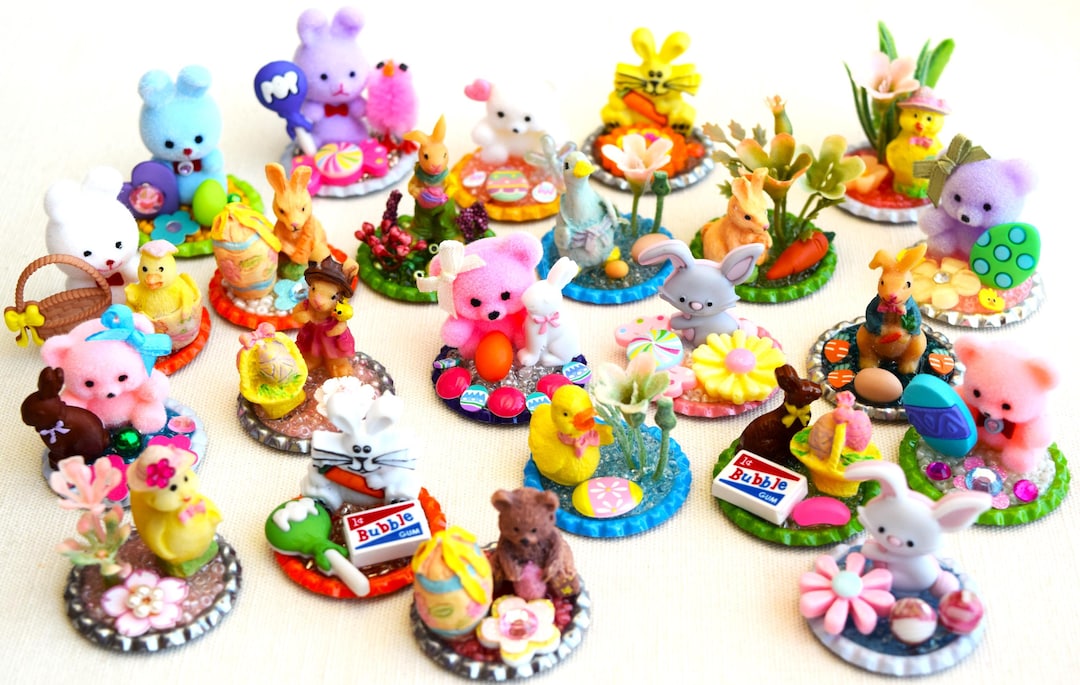 Easter Miniature Figurine Scenes - Etsy