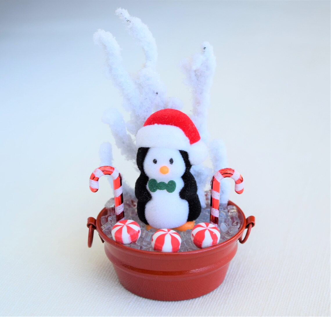 Miniature Holiday Christmas Figurine Scenes and Miniature - Etsy