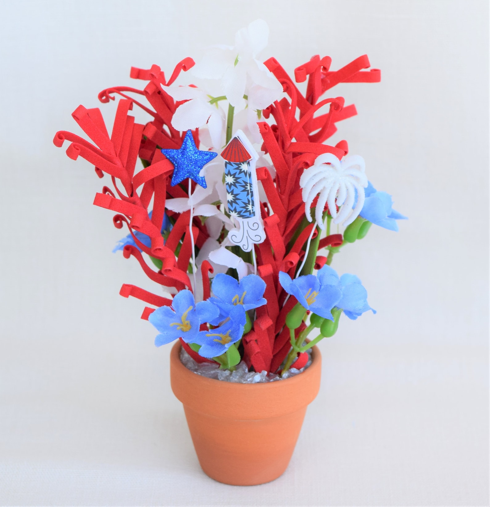 4th of July Miniature and Small American Flag Patriotic Clay - Etsy