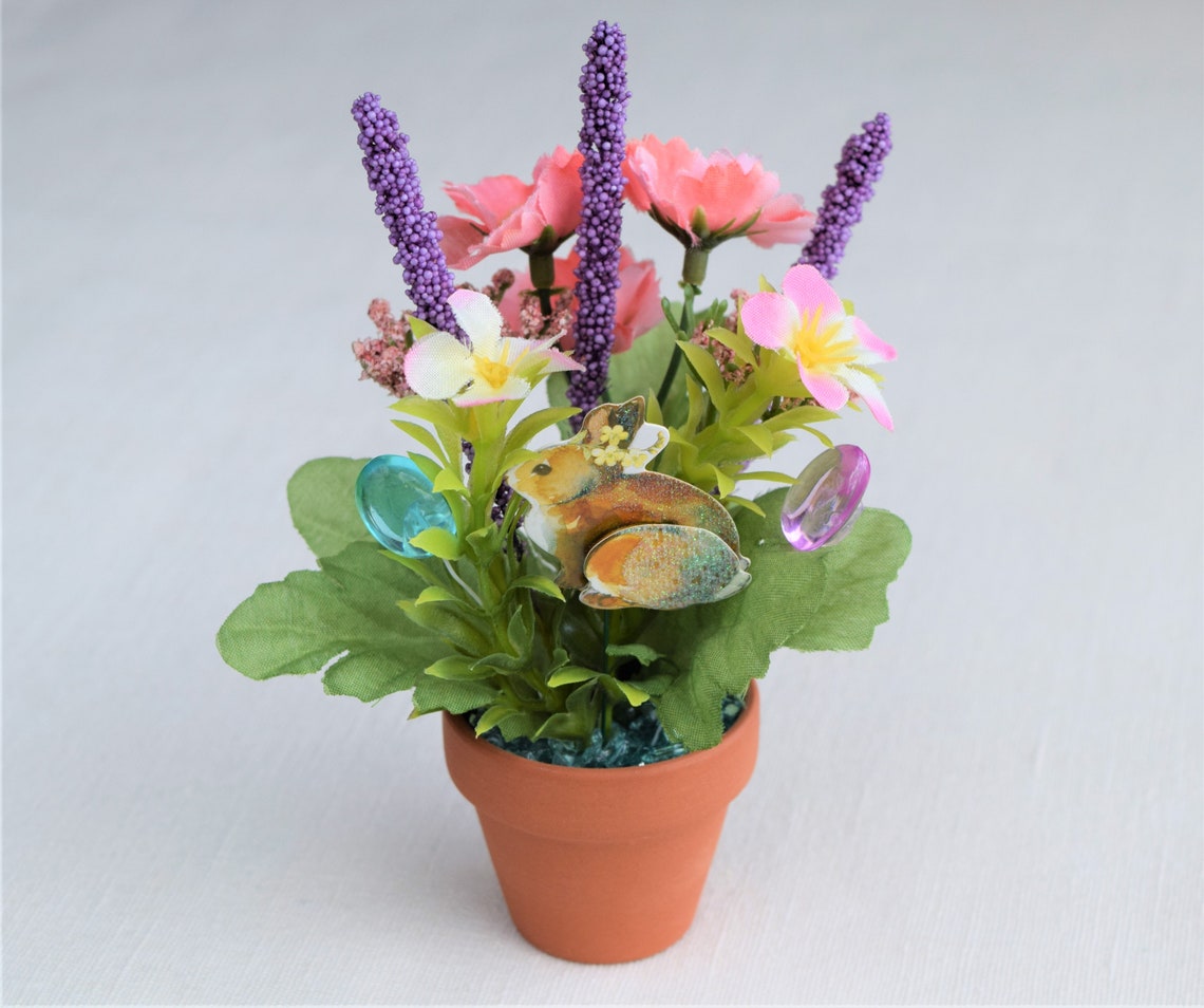 Easter Miniature and Small Flower Pots with Miniature and | Etsy