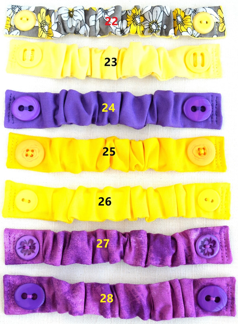 Ear Saver, Extender, Cotton, Elastic, Face Mask Connectors, 5 Inches ...
