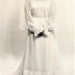 1973 Vintage Wedding Dress - Etsy