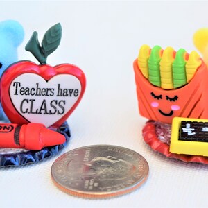 Teachers School Classroom Miniature Figurine Scenes - Etsy