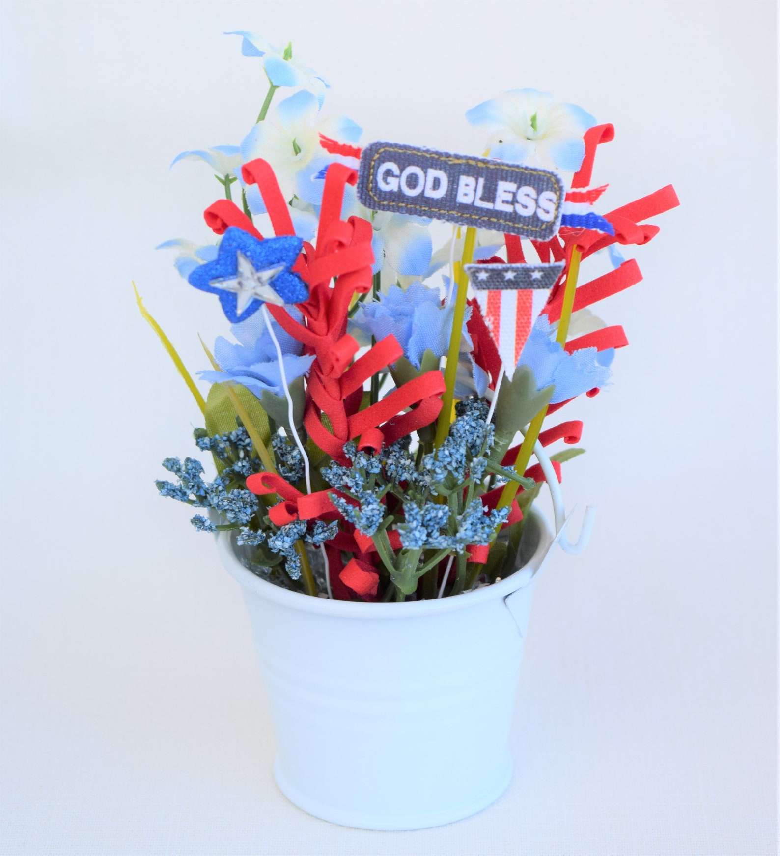 Miniature/small 4th of July Independence Day Flower | Etsy