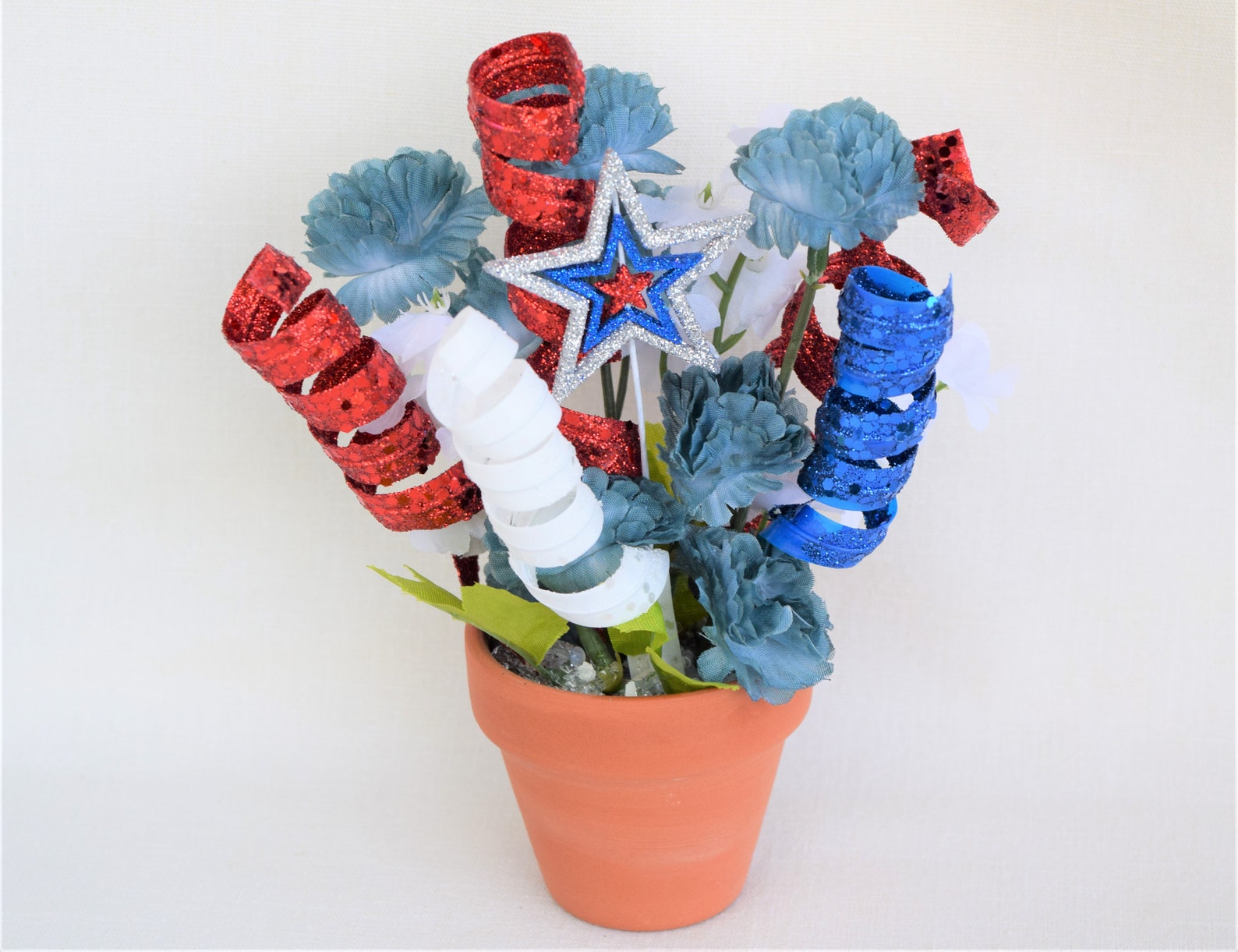 4th of July Miniature and Small American Flag Patriotic Clay - Etsy