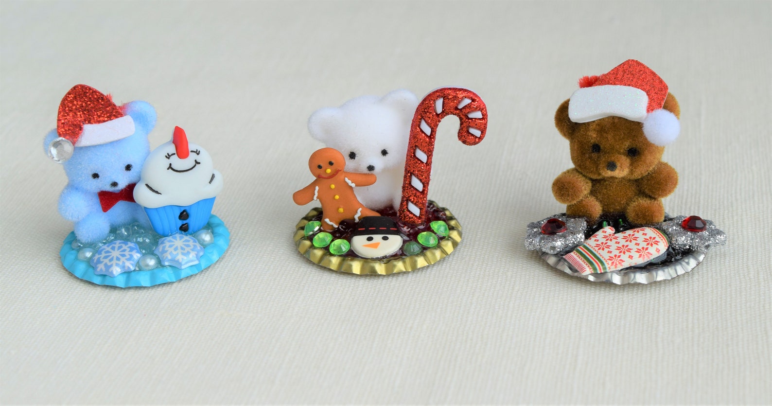 Christmas Miniature Figurine Scenes - Etsy