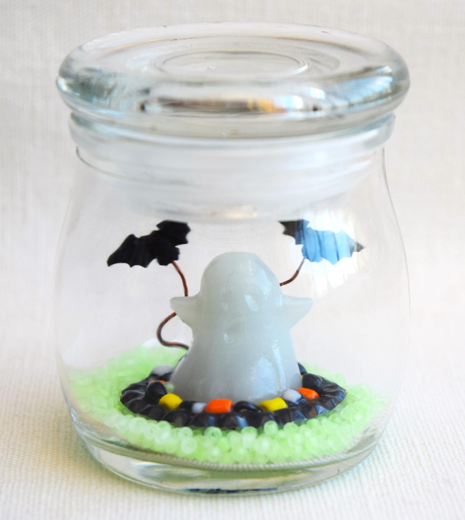 Ghosts Glow in the Dark in a Jar - Etsy