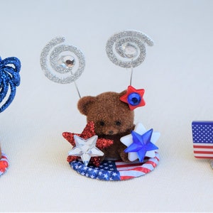 4th of July Independence Day Patriotic Miniature Figurine - Etsy