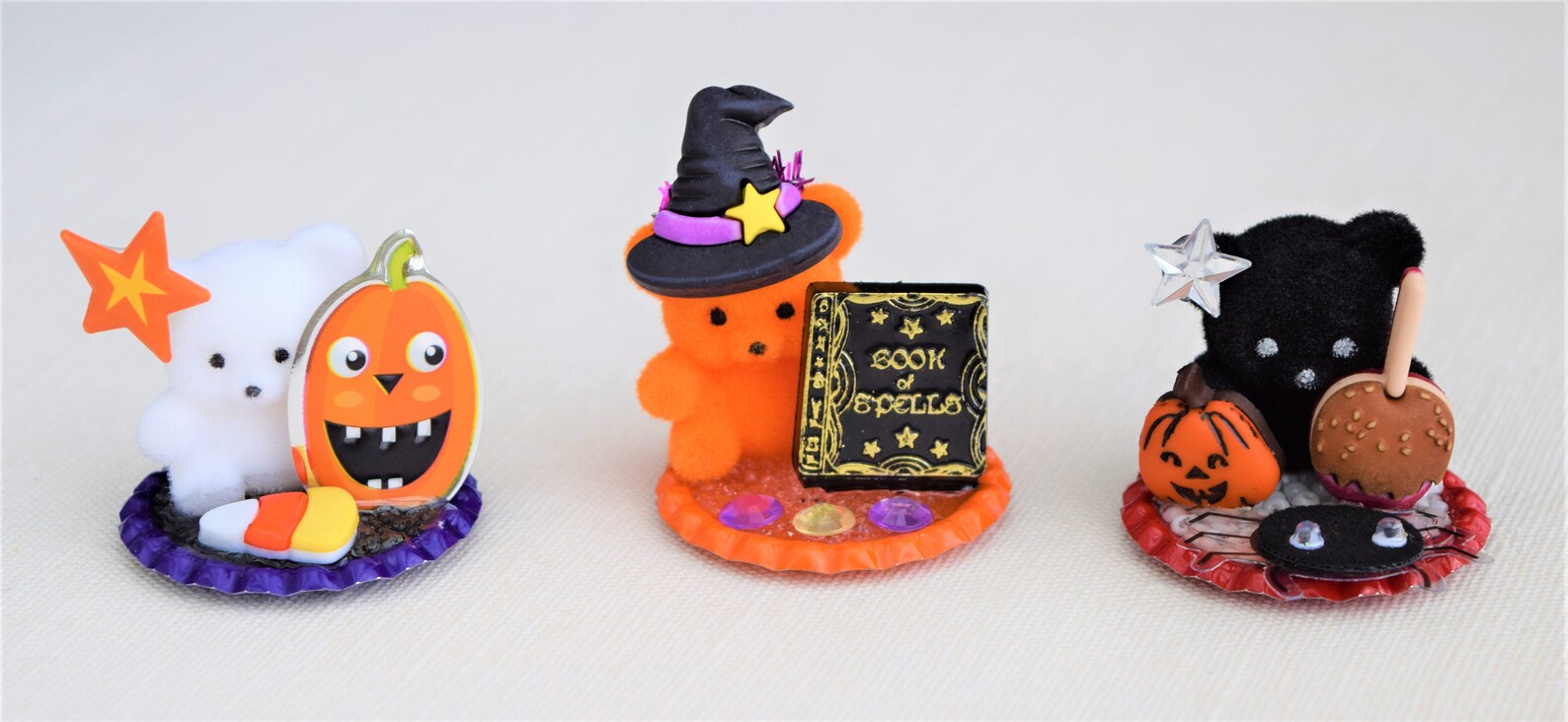 Miniature Halloween Figurine Scenes Some Glow in the Dark - Etsy