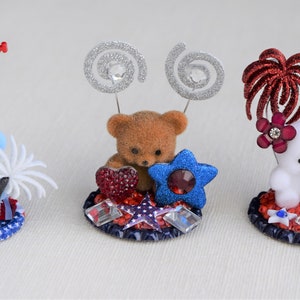 4th of July Independence Day Patriotic Miniature Figurine | Etsy
