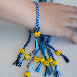 Emoji Handwoven Bracelets - Etsy
