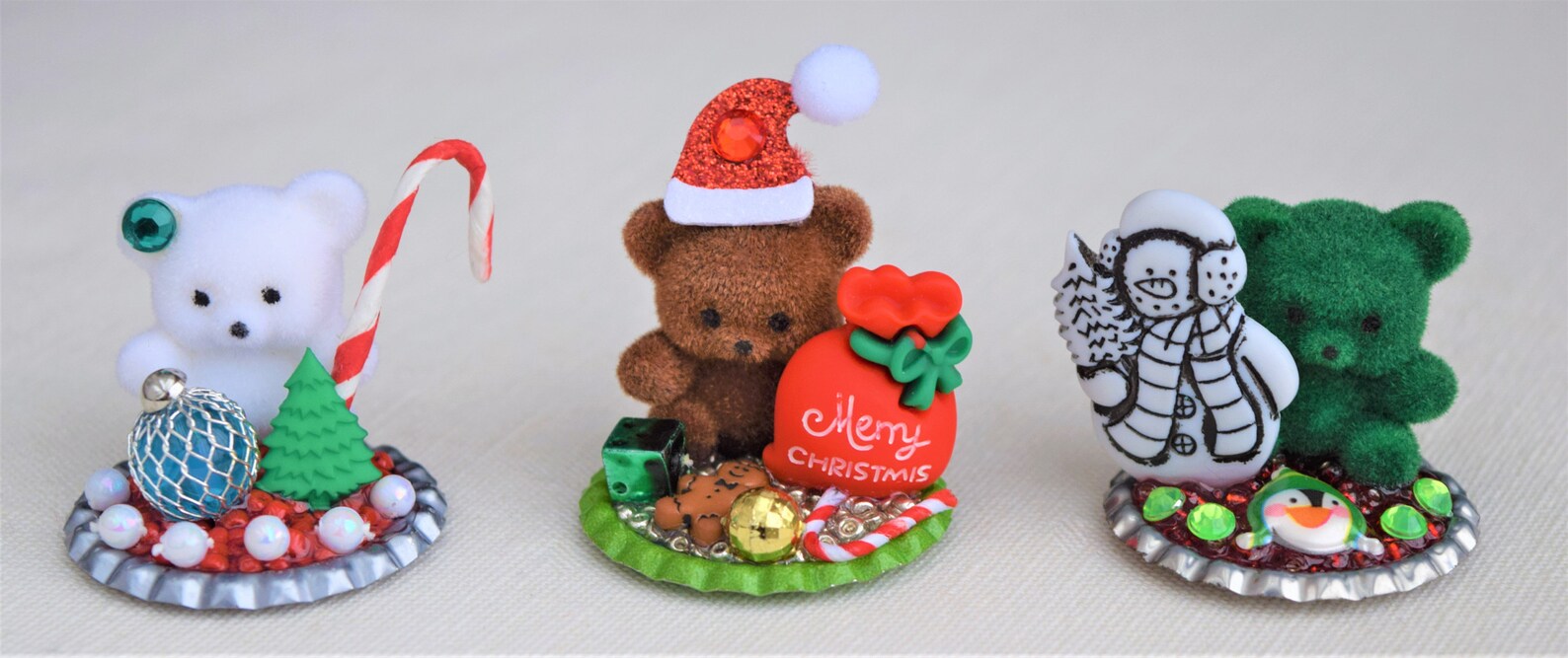 Christmas Miniature Figurine Scenes - Etsy