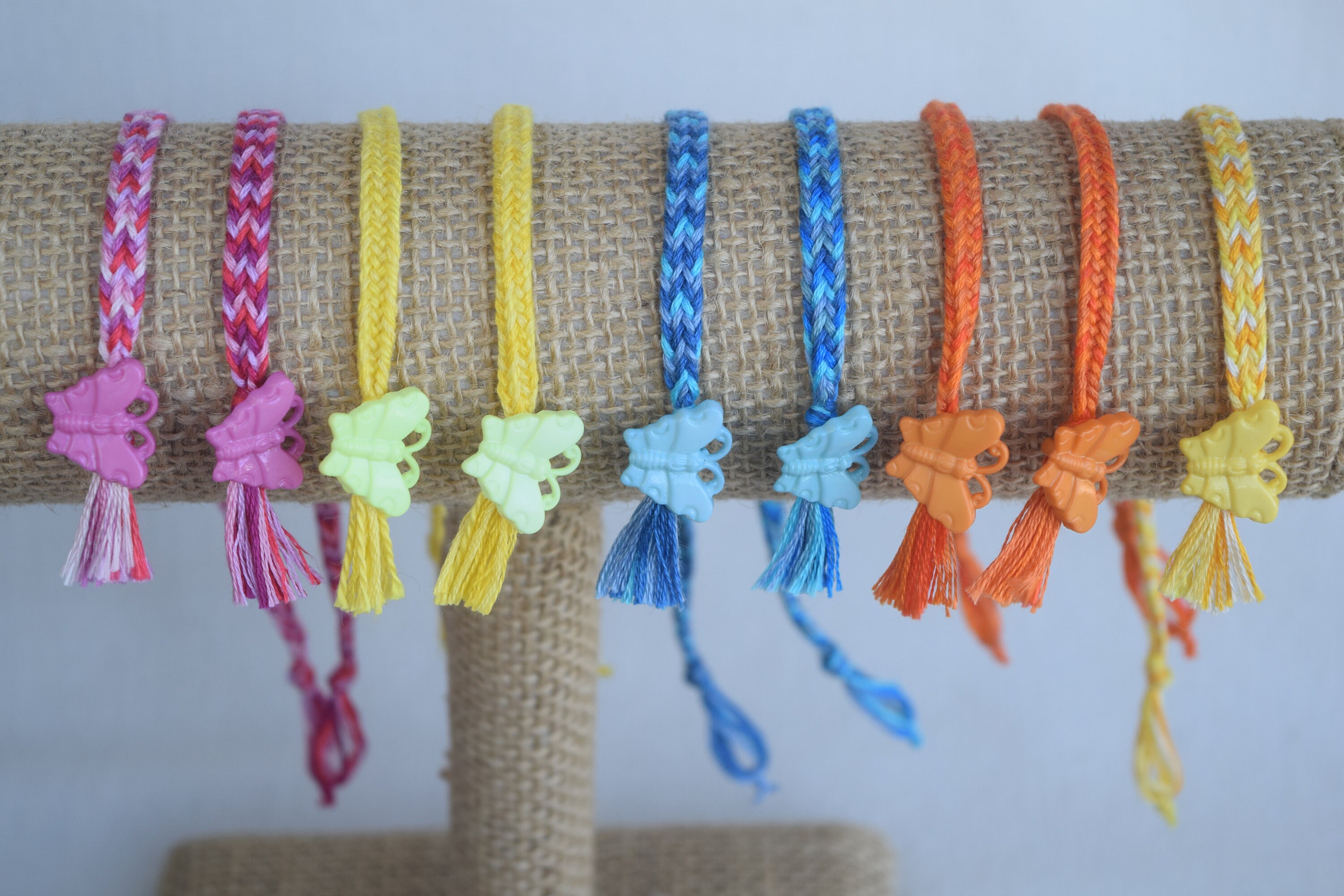 Butterfly Friendship Bracelets or Anklets Handwoven | Etsy