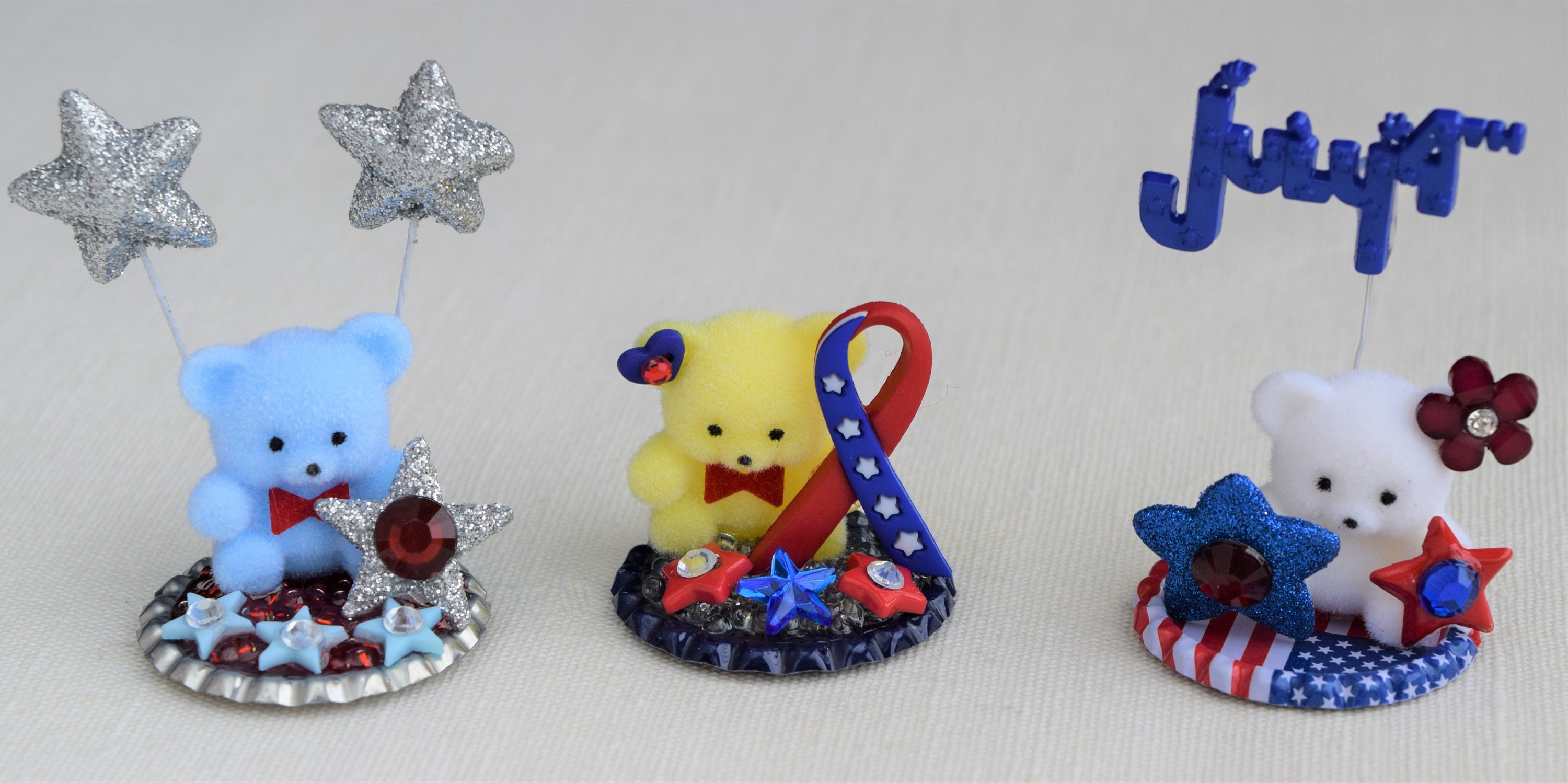 4th of July Independence Day Patriotic Miniature Figurine | Etsy