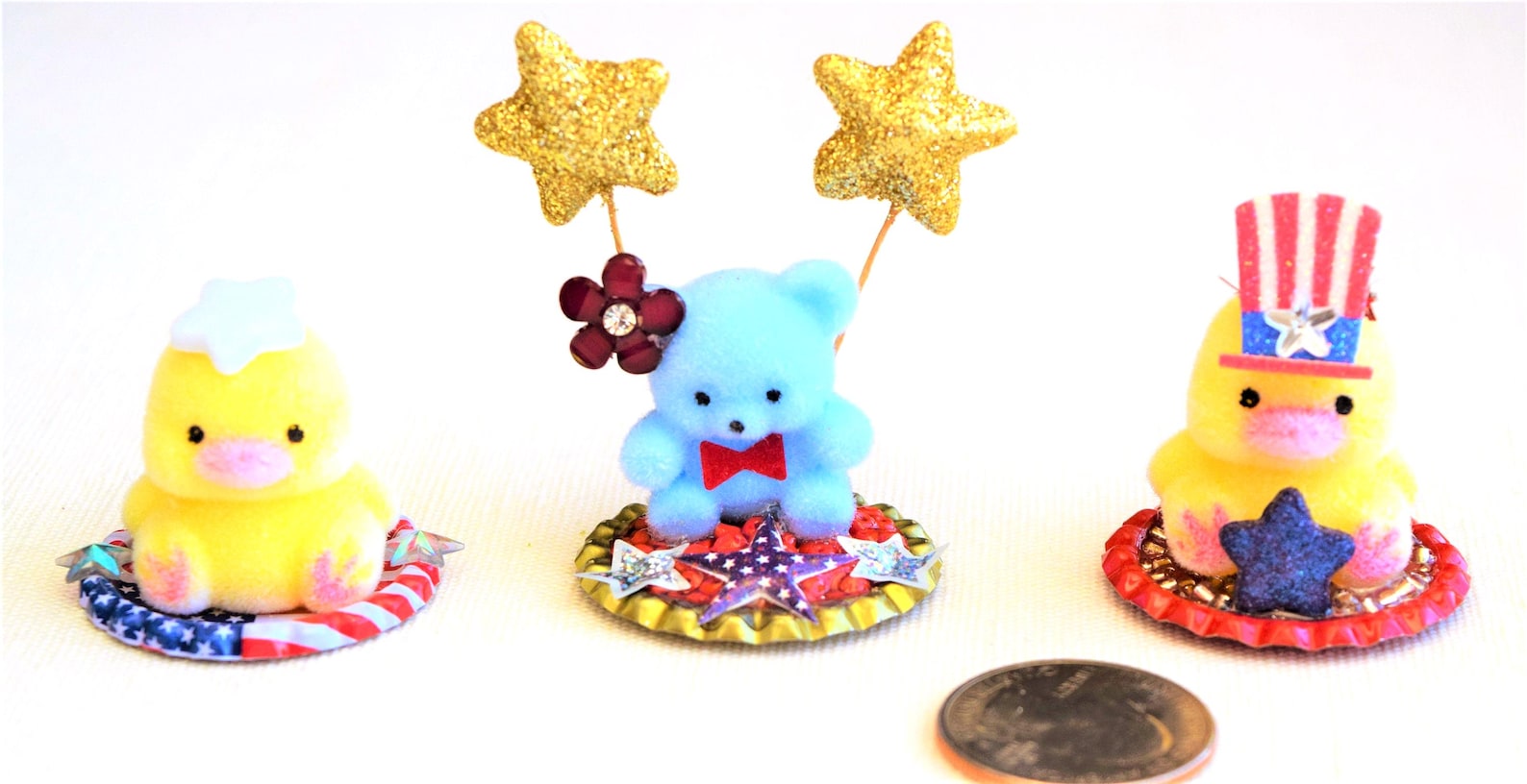 4th of July Independence Day Patriotic Miniature Figurine Scenes - Etsy
