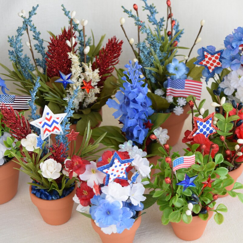July 4th Flowers - Etsy