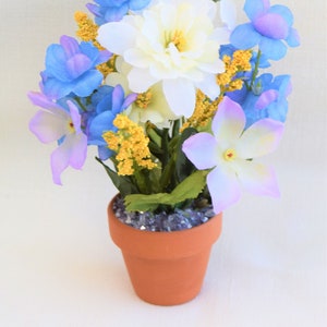 Spring Miniature and Small Flower Pots With Miniature and - Etsy