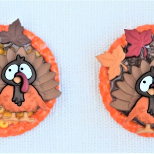 Thanksgiving/fall 3 D Pins Magnetic Pins Necklaces - Etsy