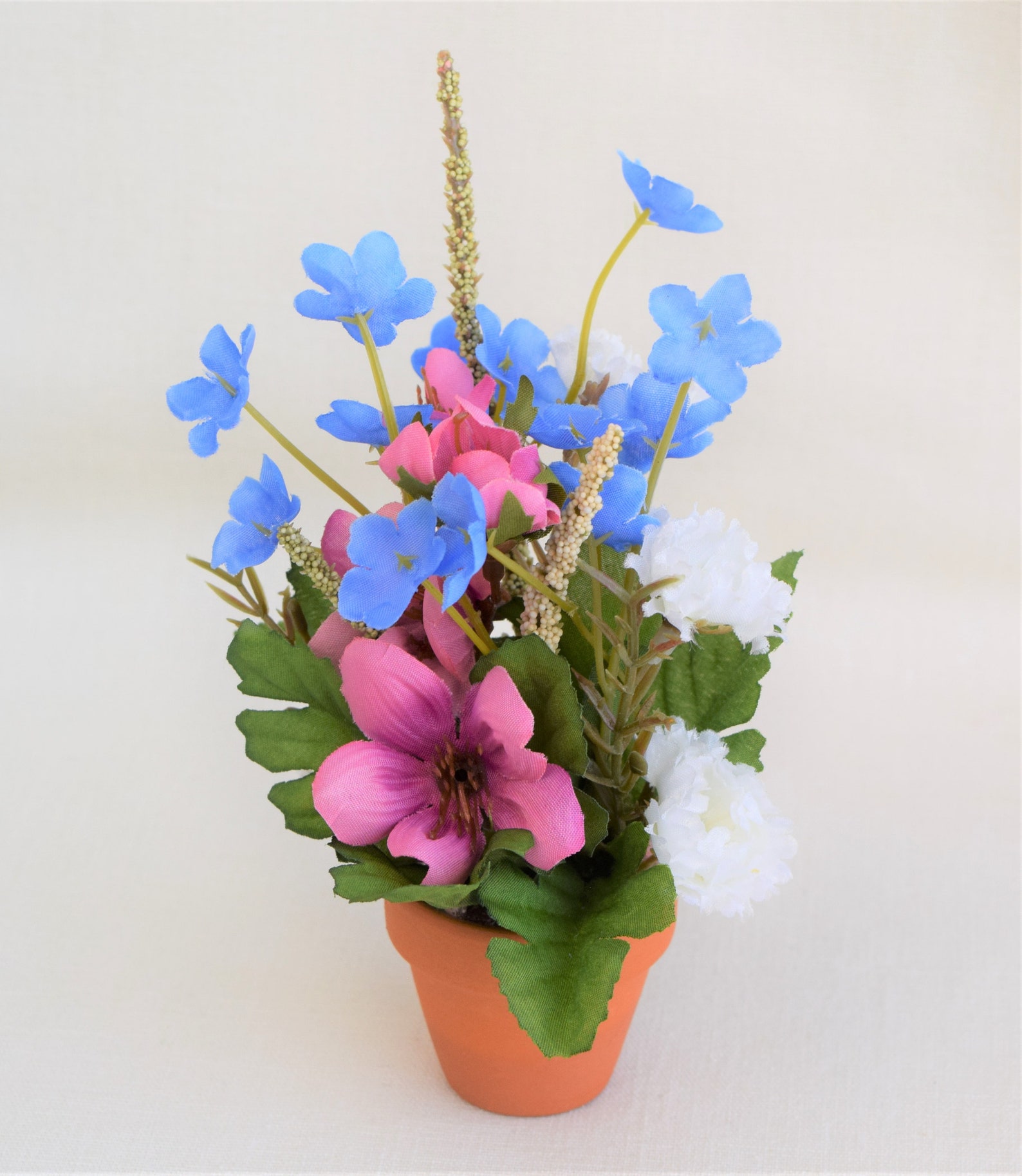 Spring Miniature and Small Flower Pots With Miniature and - Etsy