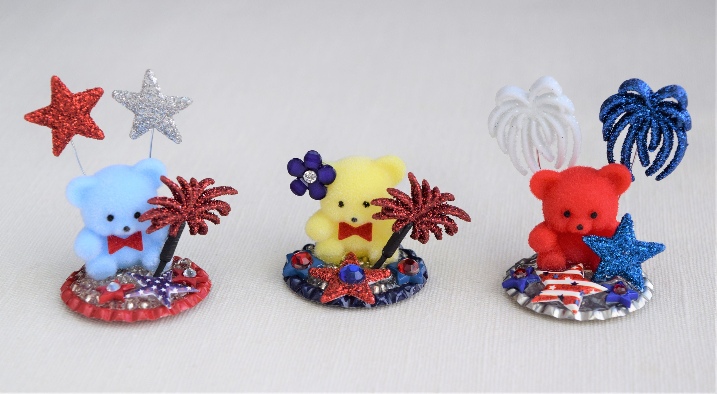 4th of July Independence Day Patriotic Miniature Figurine | Etsy