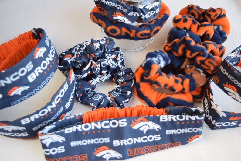 Denver Broncos Hair Ties and Headbands or Hairbands | Etsy