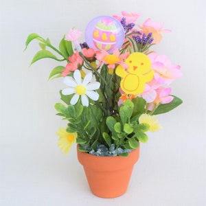 Easter Miniature and Small Flower Pots With Artificial Flowers (not 1: ...