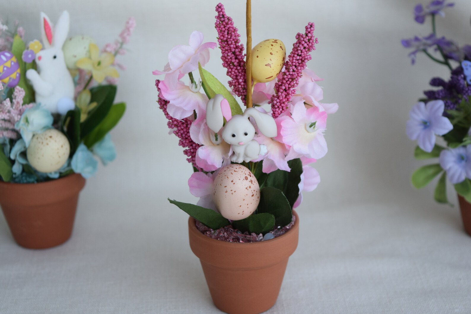 Easter Miniature and Small Flower Pots with Miniature and | Etsy