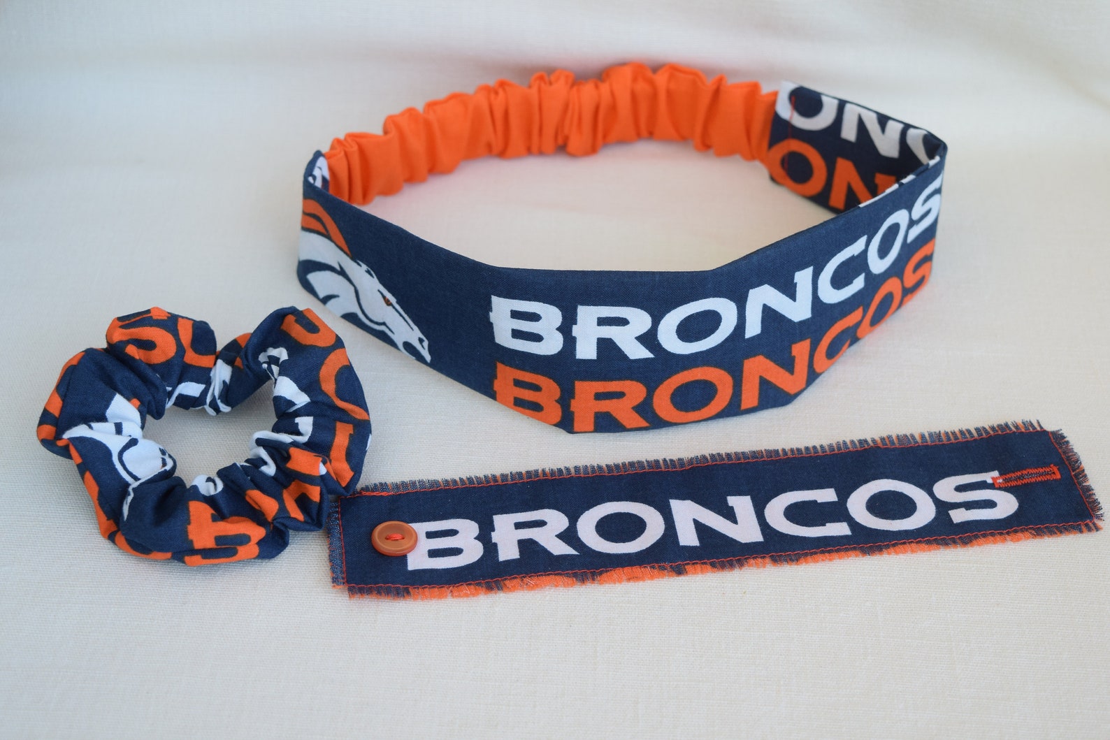 Denver Broncos Hair Ties and Headbands or Hairbands | Etsy